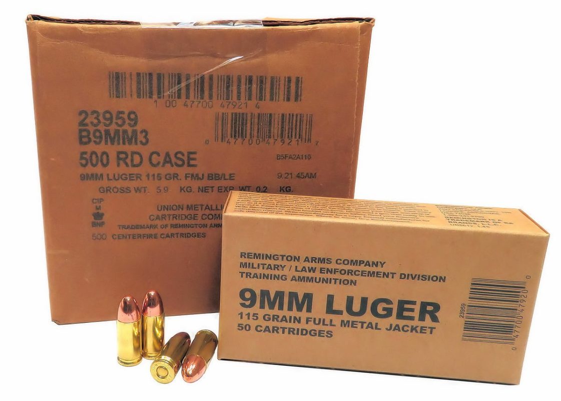 Bulk 9mm Remington Ammo 5000 rounds Available For Sale